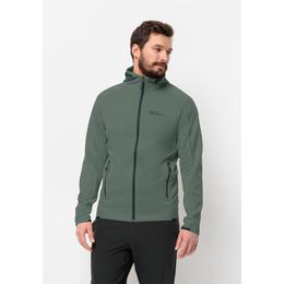 Jack Wolfskin Fleecejacke »ALPGRAT HOODED FZ M« mit Kapuze hedge-green M (50) M (50) 2 Hüfttaschen