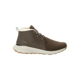 Jack Wolfskin Schnürschuh »CAMPFIRE CHAKKA MID M« cold-coffee UK7-EU405 UK7-EU405 bequemer, moderner Schuh mit mittelhohem Schaft