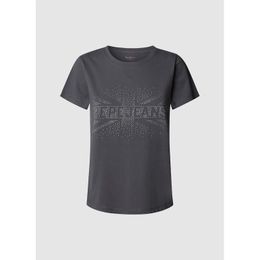 Pepe Jeans T-Shirt »BERTIE« mit Nieten, Rundhalsform coal grey L L Shirt BERTIE von Pepe Jeans