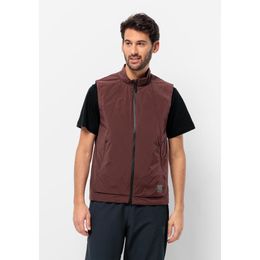 Jack Wolfskin Funktionsweste &raquo;BIKE COMMUTE INS VEST M&laquo; dark-maroon S (48) S (48) Mit isolierter Front