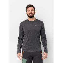 Jack Wolfskin Rundhalspullover »SKY THERMAL L/S M« phantom XL (54/56) XL (54/56) Leichtes Baselayer-Longsleeve
