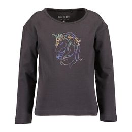 Blue Seven Langarmshirt DUNKELGRAU 92 92 Shirt mit langem Arm von Blue Seven