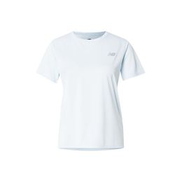 New Balance Funktionsshirt 'Essentials' Damen Größe M hellblau / basaltgrau