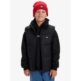 Quiksilver Herren Steppweste &raquo;COLD DAYS SLEEVELESHORT SLEEVE YOUTH&laquo; schwarz 16 (170/176)