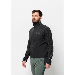Jack Wolfskin Fahrradjacke &raquo;MOROBBIA JKT M&laquo; black L (52) L (52) Softshell-Radjacke