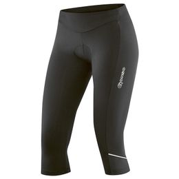 Gonso Damen Fahrradhose &raquo;Essential Tight 3/4 W&laquo; Damen 3/4 Radhose mit Sitzpolster, atmungsaktive Radlerhose, Tight Fit 42, Normalgr&ouml;&szlig;en