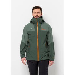 Jack Wolfskin Funktionsjacke &raquo;ALPSPITZE TOUR 3L JKT M&laquo; mit Kapuze black-olive M (50) M (50) Bel&uuml;ftungsrei&szlig;verschl&uuml;sse an den Achseln