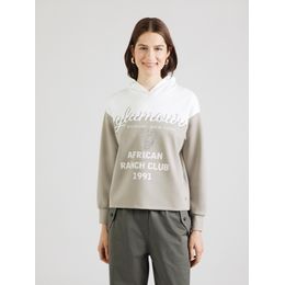 monari Sweatshirt Damen Gr&ouml;&szlig;e XXL greige / silber / wei&szlig;