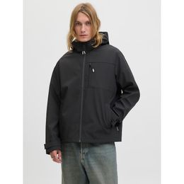 Jack & Jones JACK & JONES Softshelljacke &raquo;JJTHATCHER SOFTSHELL HOOD&laquo; mit Kapuze Black XL XL Moderne Jacke von Jack & Jones
