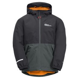 Jack Wolfskin Outdoorjacke »SNOWY DAYS JACKET K« slate-green 128 128 Leichte, wetterfeste Isolationsjacke
