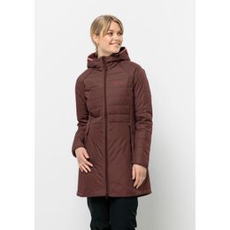 Jack Wolfskin Funktionsmantel »LAPAWA INS COAT W« dark-maroon XS (34) XS (34) Leichter Mantel mit 100 g PRIMALOFT-Füllung