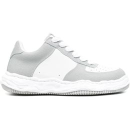 Maison Mihara Yasuhiro Low-Top Sneaker - Wayne Low Original Sole Basket Leather Low Top Sne - Gr. 36 (EU) - in Wei&szlig; - f&uuml;r Damen