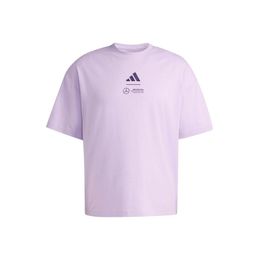 adidas Performance Funktionsshirt 'Mercedes - AMG Petronas Formula One Team Premium' Herren Größe XL flieder / schwarz