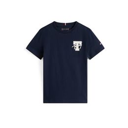 Tommy Hilfiger T-Shirts 'VARSITY' Jungen Gr&ouml;&szlig;e 128 navy / rot / wei&szlig;