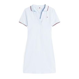 Tommy Hilfiger Kleid '1985' Damen Größe 40 navy / pastellblau / cranberry / weiß Winterkleid