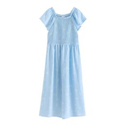 Lindex Overall M&auml;dchen Gr&ouml;&szlig;e 110 hellblau / hellgelb / wei&szlig;