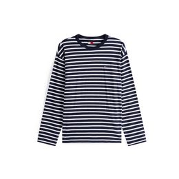 Tommy Jeans Shirt 'BRETON' Herren Gr&ouml;&szlig;e S navy / wei&szlig;
