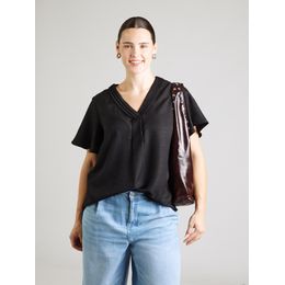 Vero Moda Curve T-Shirt 'VMCELLIE' Damen Gr&ouml;&szlig;e 4XL schwarz