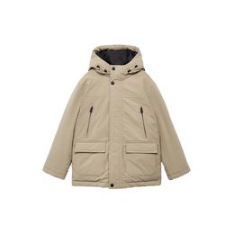 Mango Kids Winter Jacket 'Miguel' boy Beige size 7