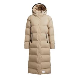 Khujo Mantel Damen Größe M ecru / schwarz / offwhite Wintermantel
