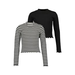 Blue Seven Shirt girl Black, White size 140