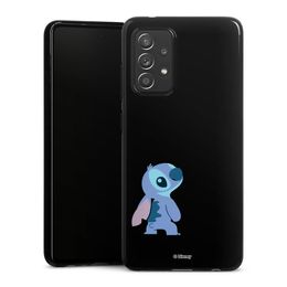 DeinDesign Galaxy A52s 5G Handy Silikon H&uuml;lle Case schwarz Handyh&uuml;lle Merchandise Disney Lilo & Stitch