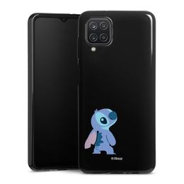 DeinDesign Galaxy A12 Handy Silikon H&uuml;lle Case schwarz Handyh&uuml;lle Merchandise Disney Lilo & Stitch