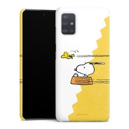 DeinDesign Galaxy A51 Handy Premium Case Smartphone Handyh&uuml;lle Schutzh&uuml;lle gl&auml;nzend Snoopy Peanuts Children Premium Case