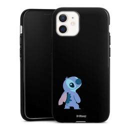 DeinDesign iPhone 12 mini Handy Silikon H&uuml;lle Case schwarz Handyh&uuml;lle Disney Lilo & Stitch Merchandise
