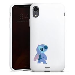 DeinDesign iPhone Xr Handy Silikon H&uuml;lle Case wei&szlig; Handyh&uuml;lle Disney Lilo & Stitch Merchandise Silikon Case