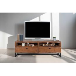 Lowboard Akazienholz massiv nussbaum TV-Board 160 x 40 x 50 cm SUKHOTHAI