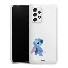DeinDesign Galaxy A53 5G Handy Silikon H&uuml;lle Case transparent Handyh&uuml;lle Merchandise Disney Lilo & Stitch Silikon Case
