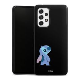 DeinDesign Galaxy A53 5G Handy Silikon H&uuml;lle Case schwarz Handyh&uuml;lle Merchandise Disney Lilo & Stitch