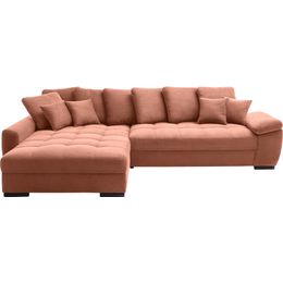 Ecksofa MR. COUCH, B:323cm H:92cm T:222cmmiami 9 ginger, 90% Polyester / 10% Nylon, Wohnzimmer, Sofas, "Richmond, L-Form"