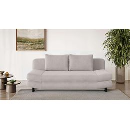 3-Sitzer Home Affaire, B:209cm H:86cm T:96cmhellbeige, 100% Polyester, Sofas, "LENNARA Schlafsofa mit Bettkasten, Maße B/T/H: 209/96/86 cm", Sofa mit
