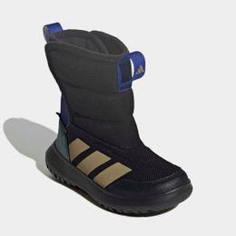 Sneaker adidas Sportswear "WINTERPLAY E FÜR KINDER", Gr. 35, grün (core schwarz, khaki, preloved teal), Textil, Schuhe