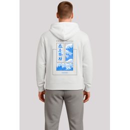 Kapuzenpullover F4NT4STIC "Shibui Series Japan Streetstyle", Herren, Gr. XS, off, weiß, Obermaterial: 80% Baumwolle, 20% Polyester, relaxed fit, Pullover, Japan Streetwear Styles