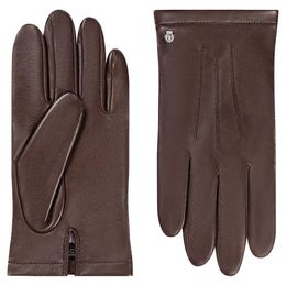 Roeckl Full Finger Gloves 'WIEN' male Brown size 8