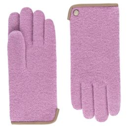 Roeckl Full Finger Gloves 'FELTED WOOL' female Purple size 7