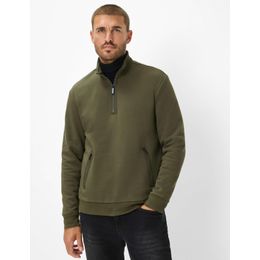Brax Herren Sweatshirt Style SION olive Gr&uuml;n Oliv, gr&uuml;n - oliv, Gr. L