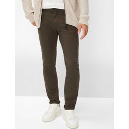 Brax Herren Five-Pocket-Hose Style CHUCK NOUGAT, dunkelbraun, Gr. 30/32