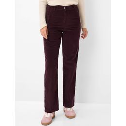 Raphaela by Brax Damen Cordhose Style PEGGY FLARED AMARONE, dunkelrot, Gr. 36