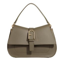 Furla Crossbody Bags - Furla Flow M Top Handle - Gr. unisize - in Gr&uuml;n - f&uuml;r Damen