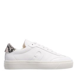 Furla Low-Top Sneaker - Vitello Soft+Capra Scamosciata St.Viperi - Gr. 41 (EU) - in Wei&szlig; - f&uuml;r Damen