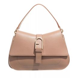 Furla Crossbody Bags - Furla Flow M Top Handle - Gr. unisize - in Taupe - f&uuml;r Damen