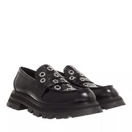 Alexander McQueen Loafer - Loafers Leather - Gr. 37 (EU) - in Schwarz - f&uuml;r Damen