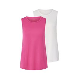 Tchibo - 2 Sport-Tops - Damen - Gr. L - pink