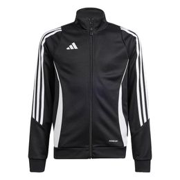adidas Performance Sportsweatjacke 'Tiro 24' Jungen Größe 176 schwarz / weiß