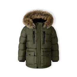 MINOTI Winterjacke Jungen Gr&ouml;&szlig;e 140/146 khaki