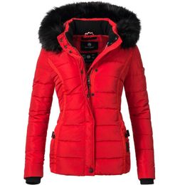 Navahoo Winterjacke 'Miamor' Damen Größe L rot / schwarz